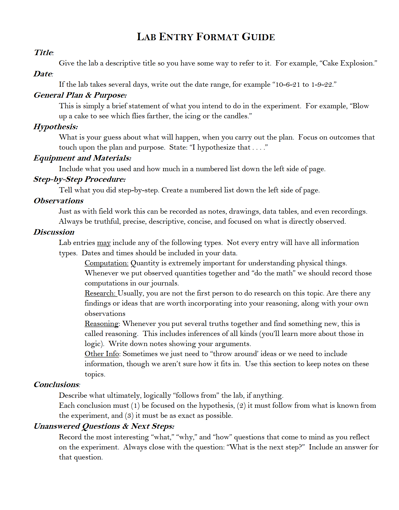 Introduction Life Science Field Journal