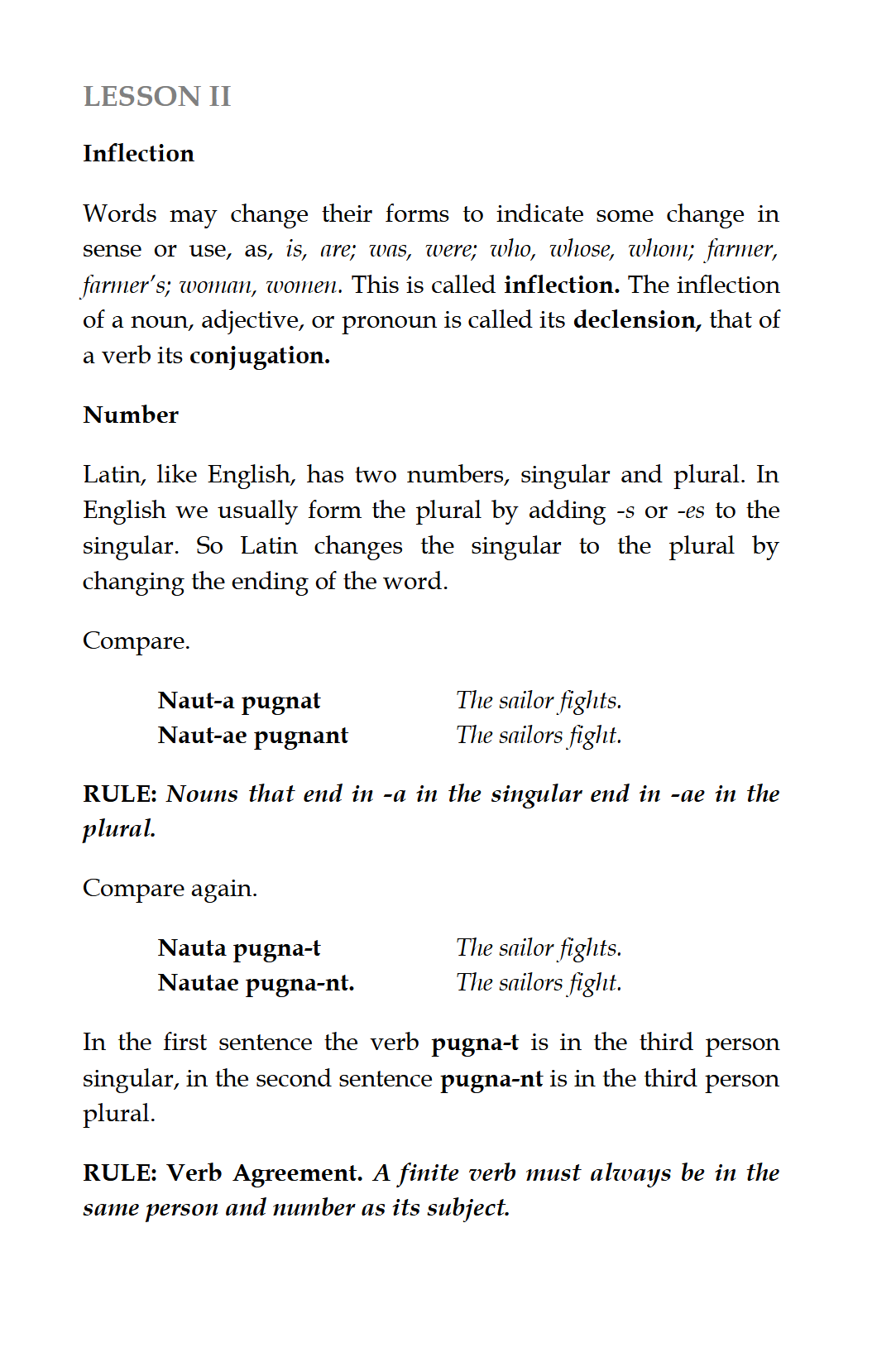 Latin Beginners I Latin One