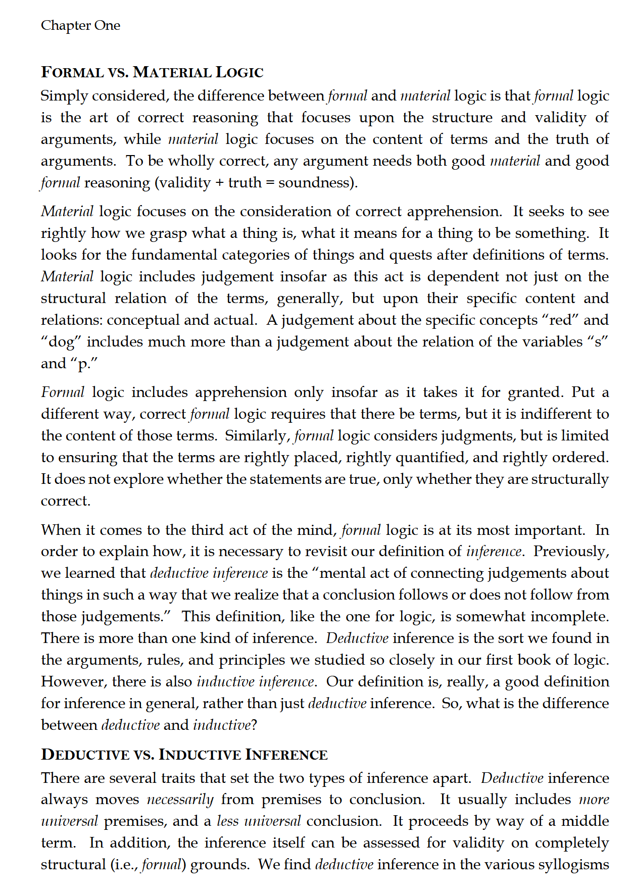 Advanced Logic Trivium Studies II